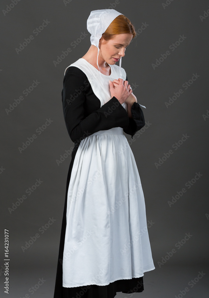 Amish woman Stock Photo | Adobe Stock