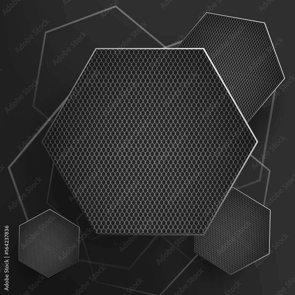 Iron abstract background, Black iron template steel texture or metal ...