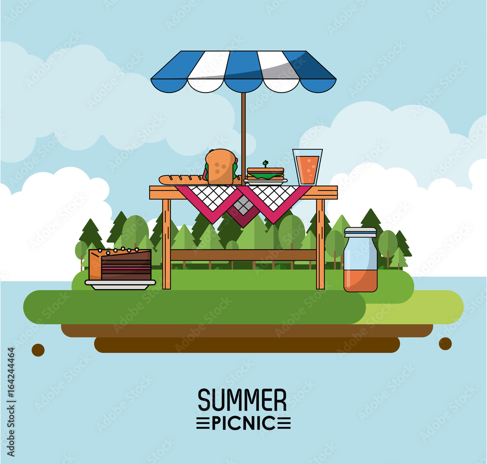 Summer Outing Background