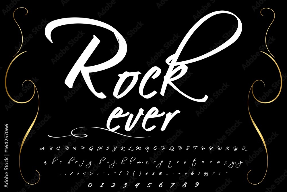 script handcrafted vector calligraphy font typeface,vector,labels ...