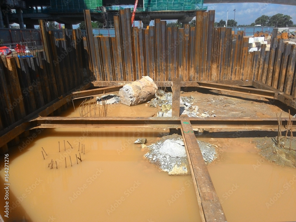 Foundation work include the building piling works and pile cap ...