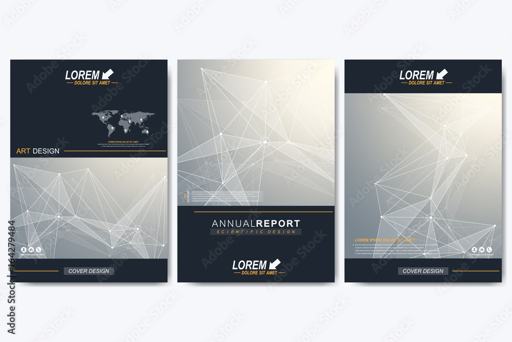 Modern vector template for brochure, Leaflet, flyer, advert, cover ...