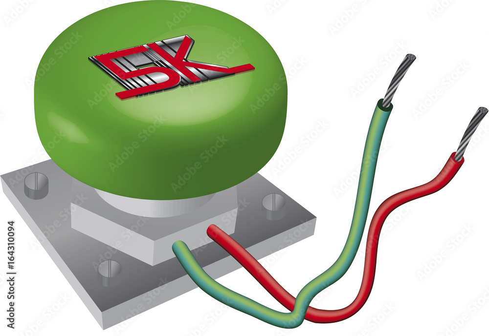 Startknopf 5K Stock-Vektorgrafik | Adobe Stock