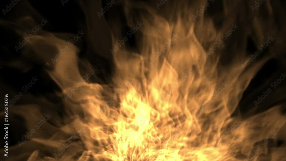 Vidéo Stock 4k Fire tunnel hole space,gas stoves particle energy heat ...