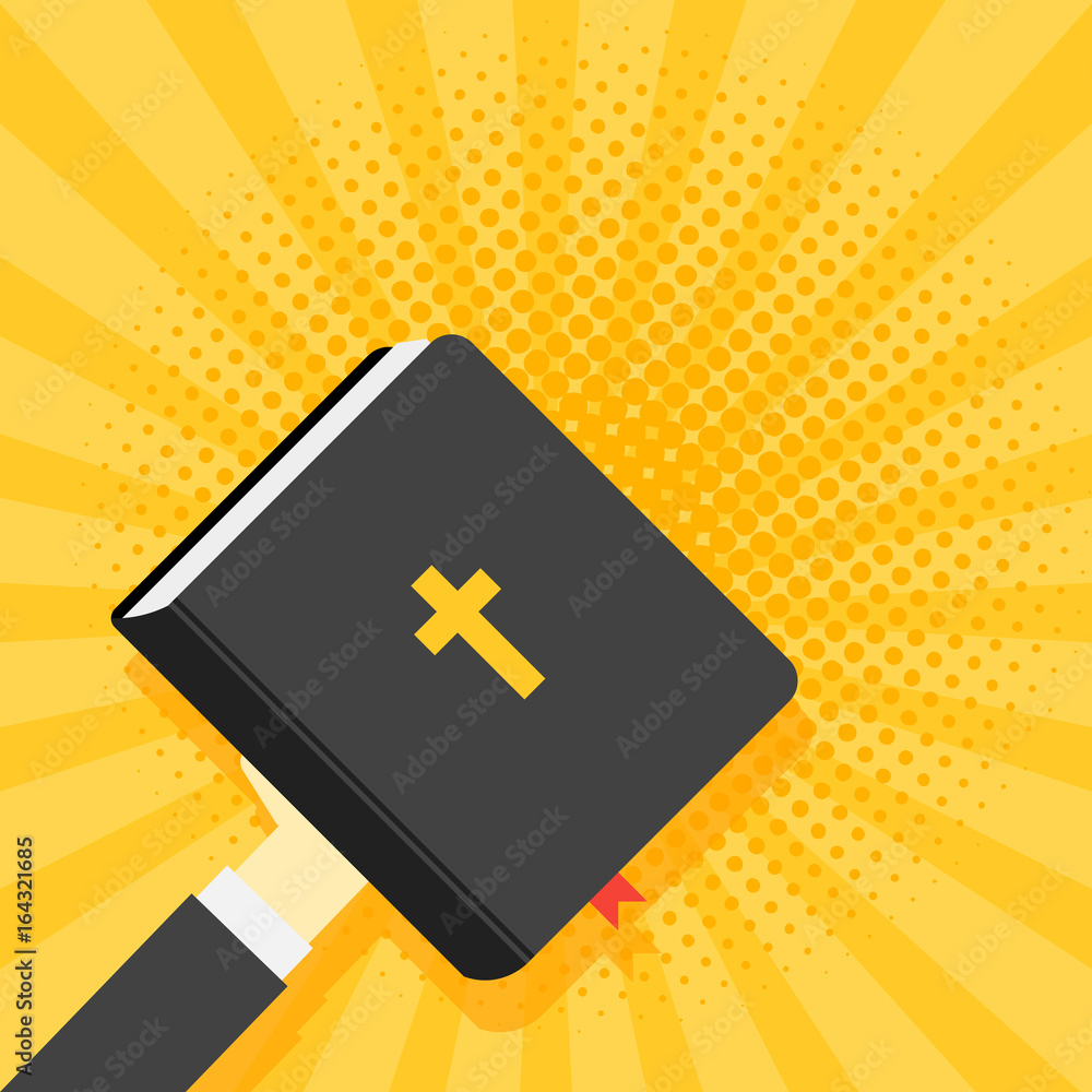 Quotation from the bible, the place empty for text. Holy Book Scripture ...