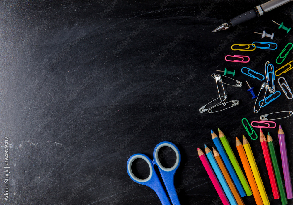 Chalkboard Background With Border