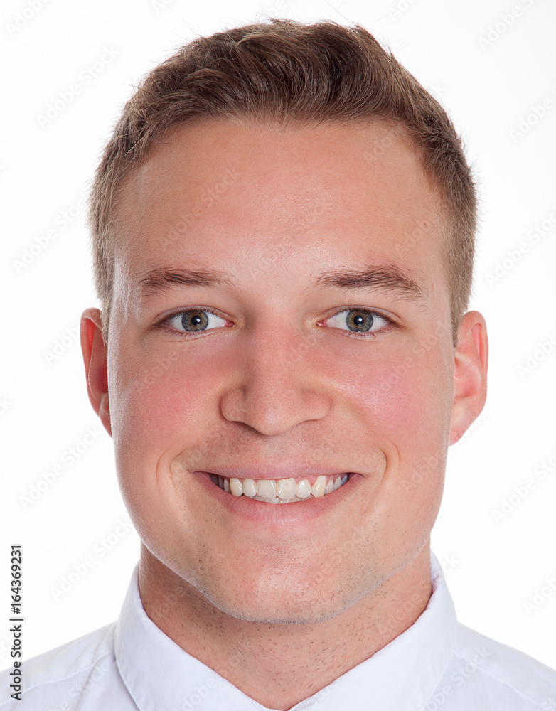 Passbild Mann Portr t Stock Foto Adobe Stock