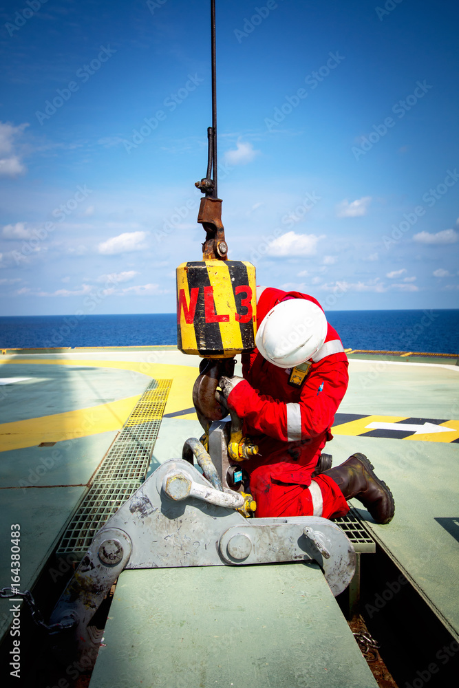 Crane inspector, crane inspector on the job inspec crane operation ...