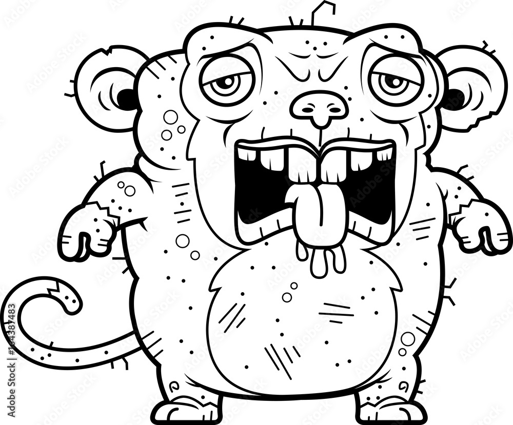 Ugly Black Monkey
