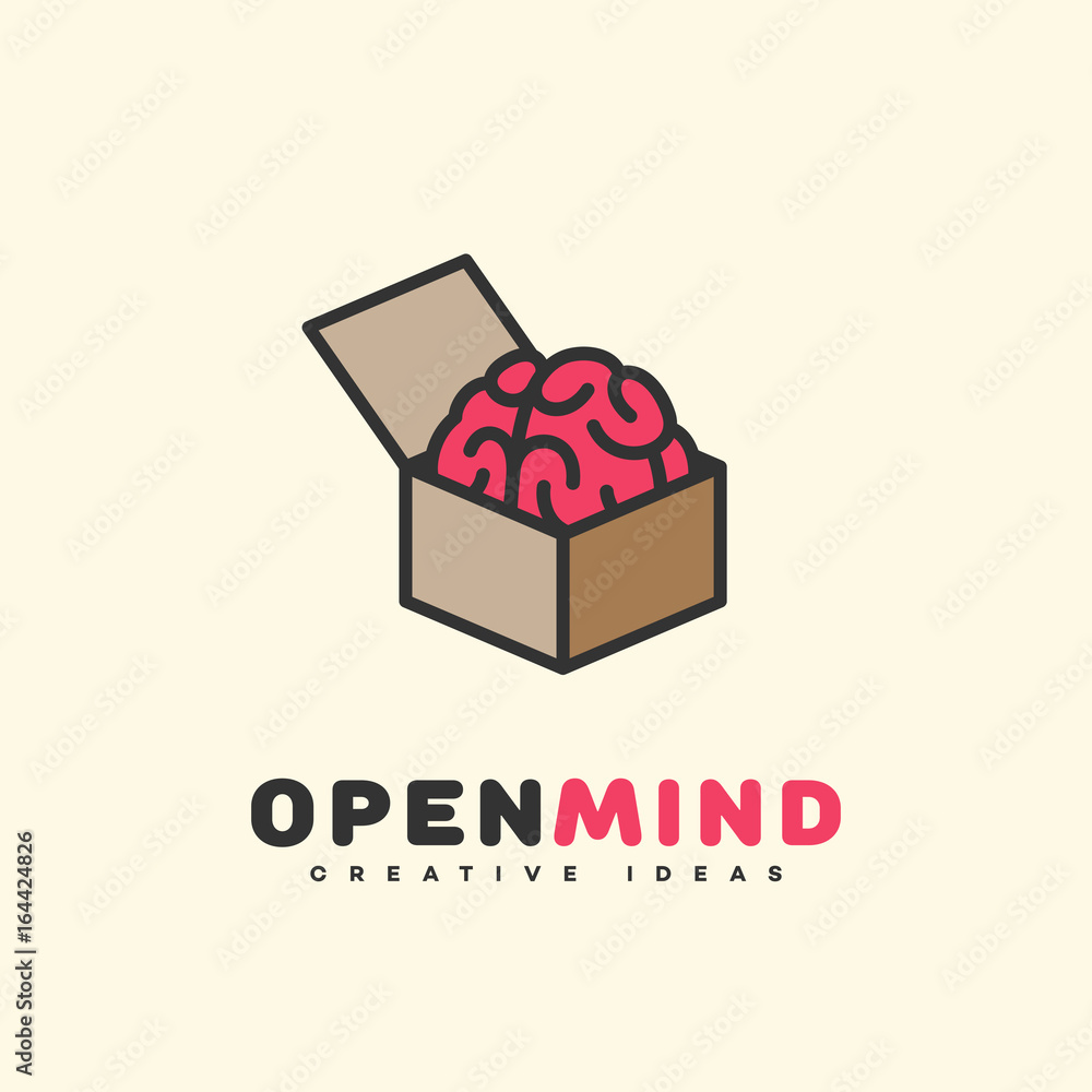 Open mind logo Stock Vector | Adobe Stock