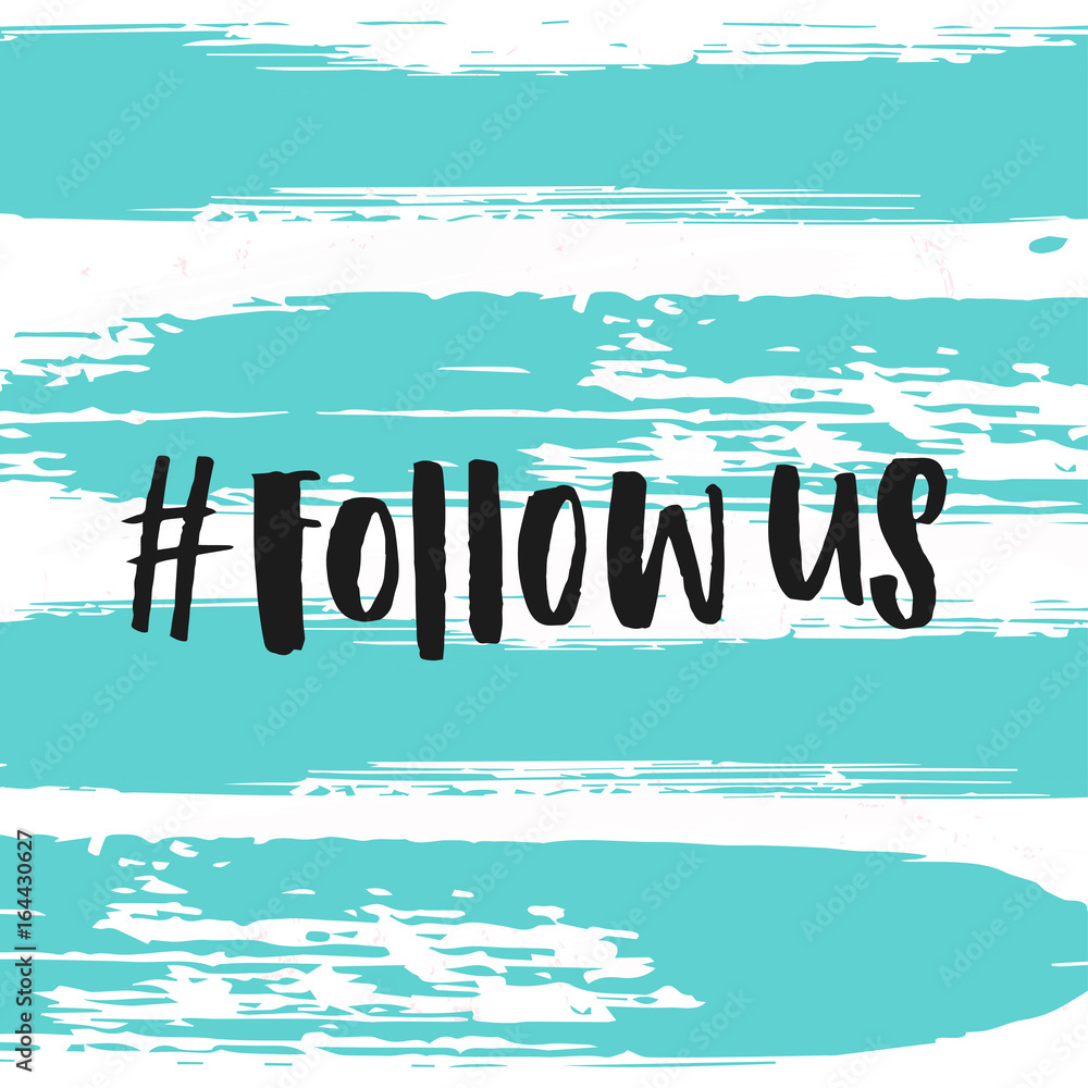 trendy lettering poster. Hand drawn calligraphy. concept handwritten ...