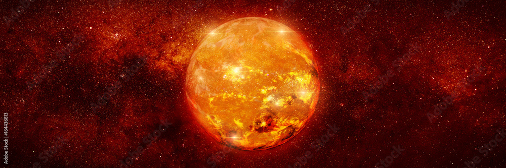 red dwarf star in a star field Stock Illustration | Adobe Stock