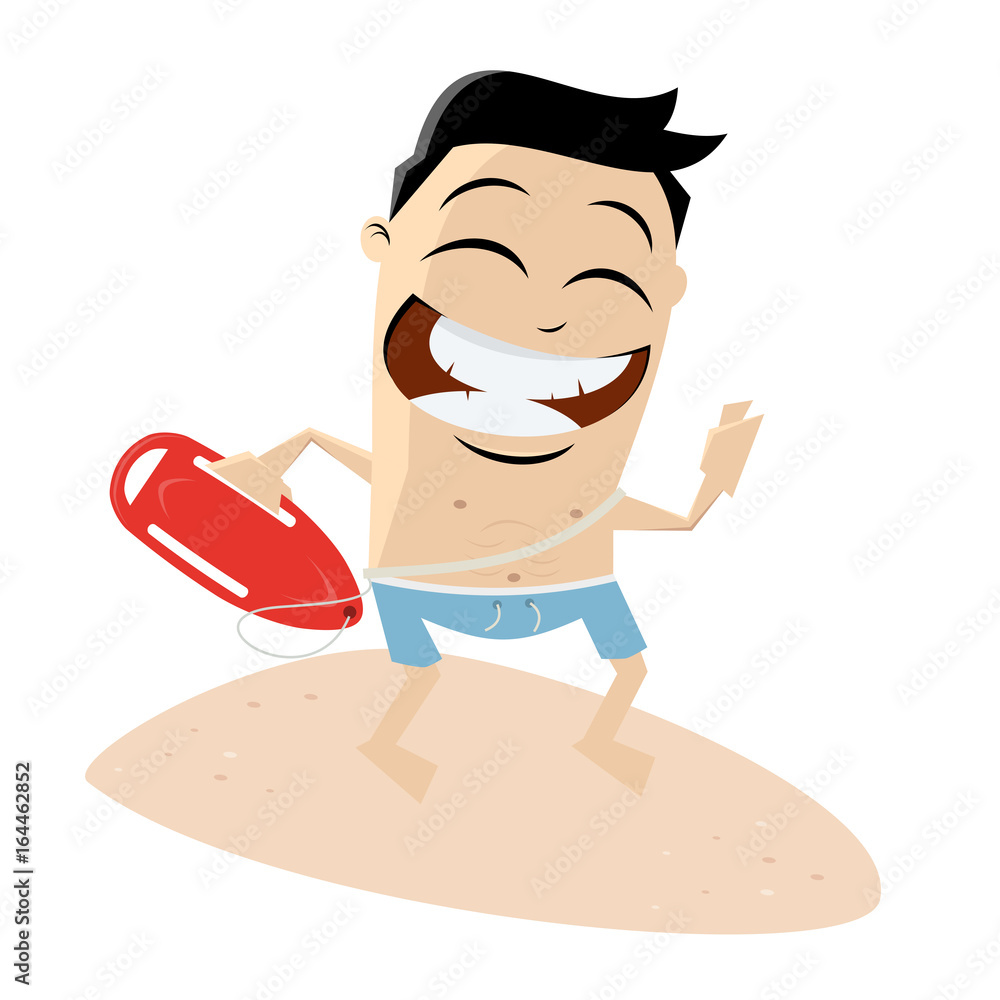 Cartoon Lifeguard Clipart
