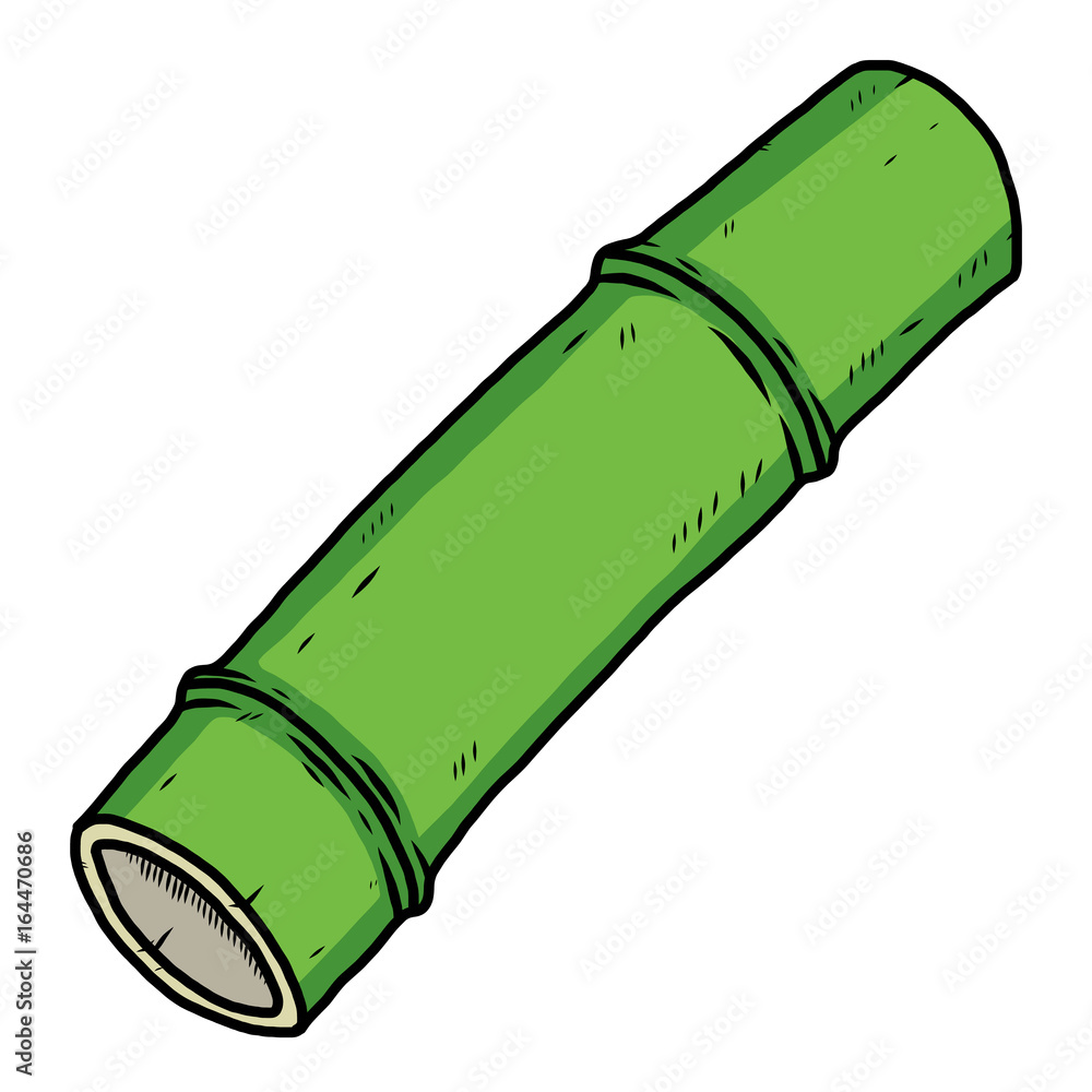 bamboo / cartoon vector and illustration, hand drawn style, isolated on ...