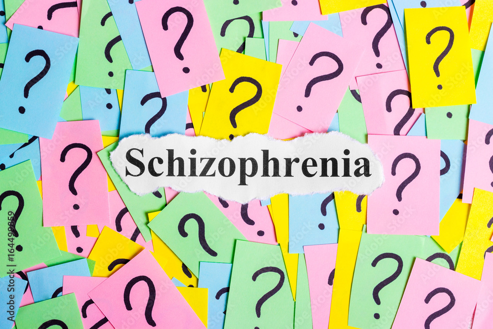 Schizophrenia Syndrome text on colorful sticky notes Against the ...