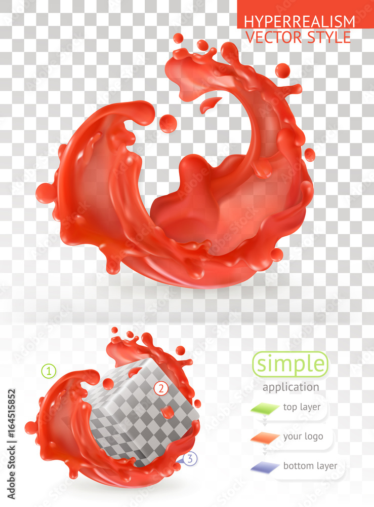3d Paint Splash Vector