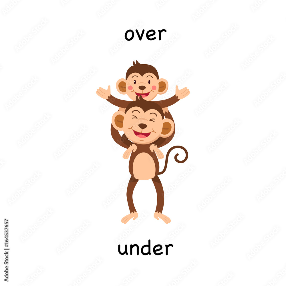 Over Under Clipart