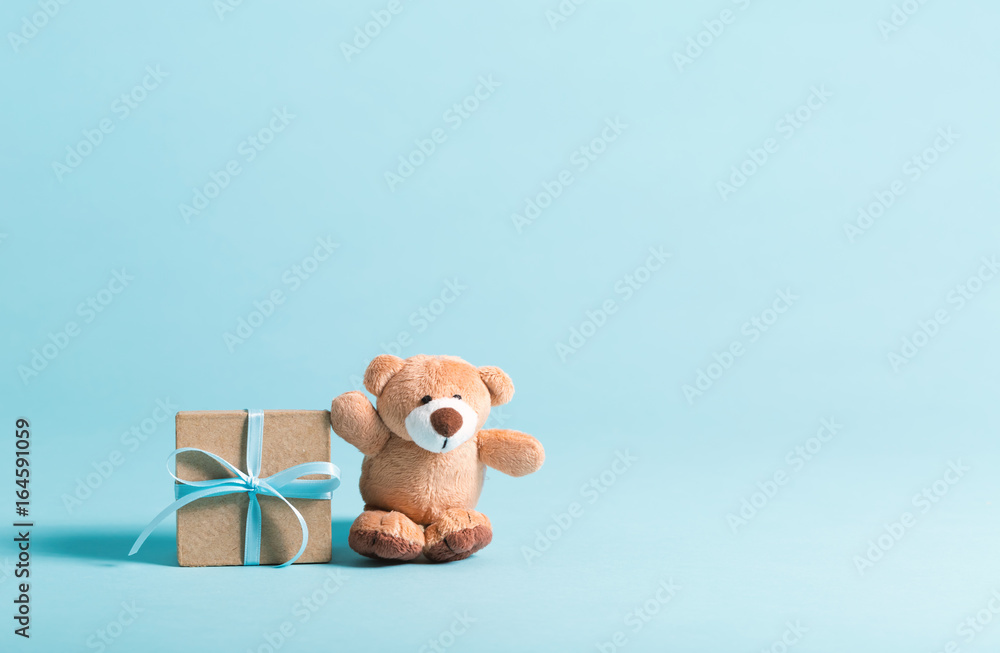 Blue Birthday Teddy Bear