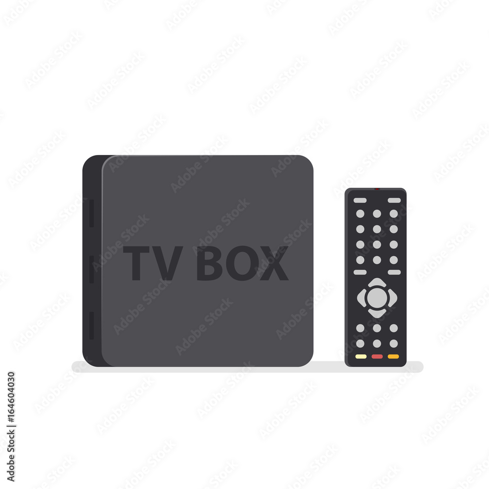 tv box icon Stock Vector | Adobe Stock