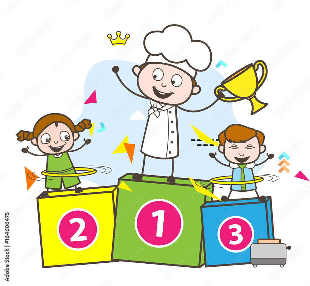 Winner Cartoon Clipart Of Children