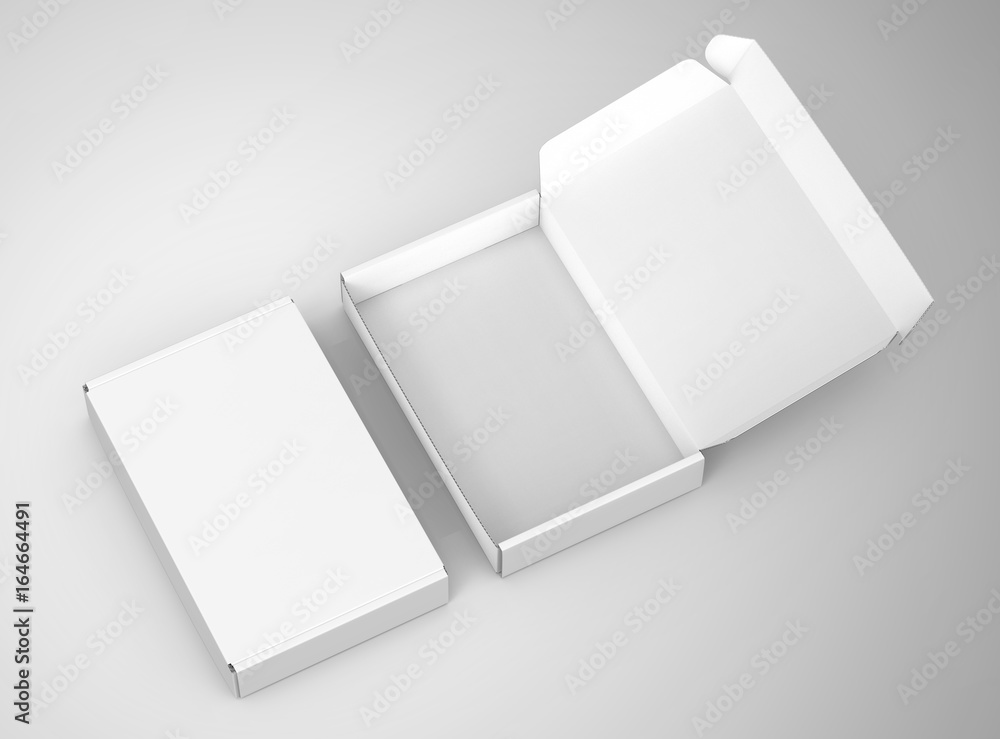 Blank tuck top box template Stock Illustration | Adobe Stock