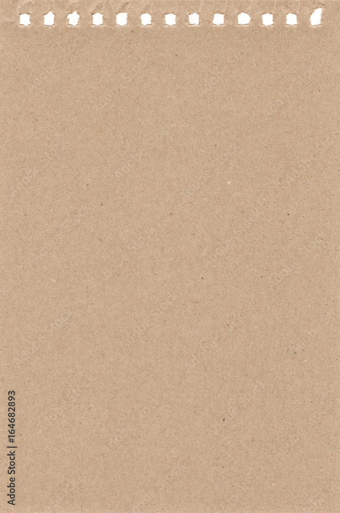 Sheet of paper from a notebook. Paper Texture ackground. Design element ...