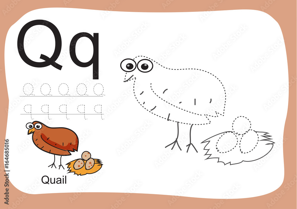 A to z, alphabet tracing worksheets,cartoon coloring book for kids ...