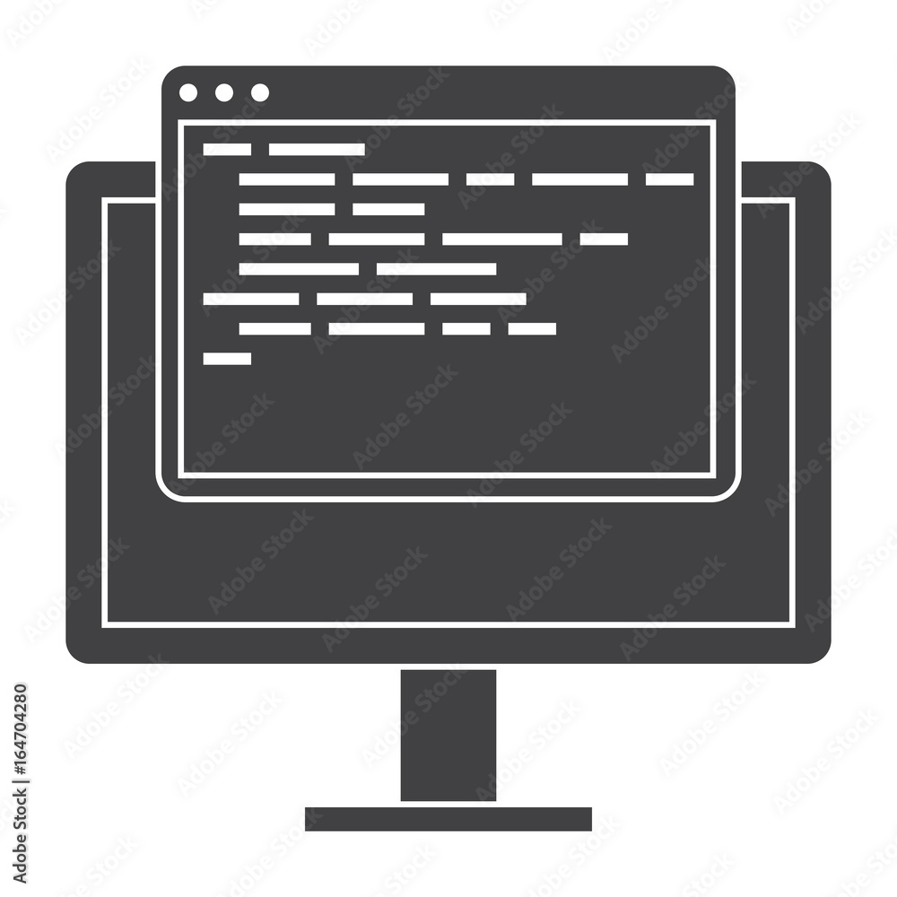 Desktop Computer Silhouette