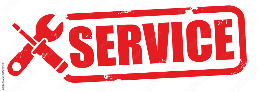 Stempel Service Symbol Stock Vector | Adobe Stock