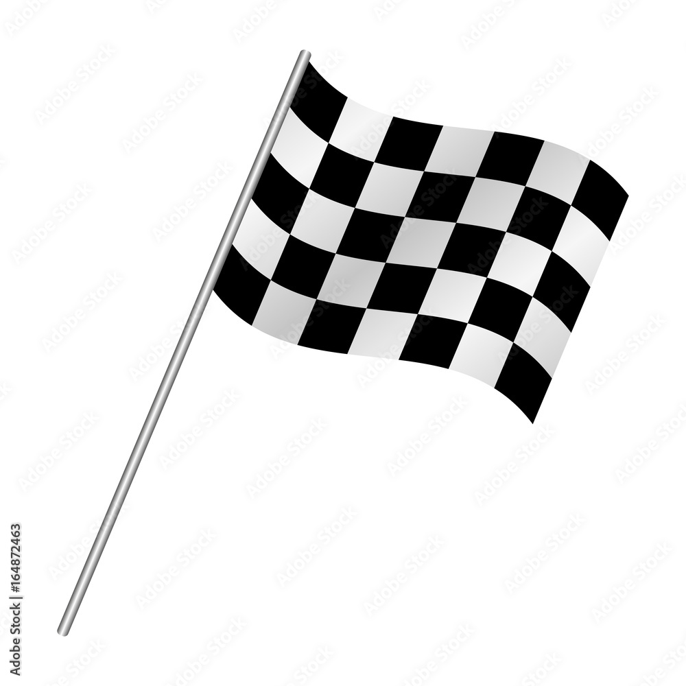 Zielflagge Stock Vector | Adobe Stock