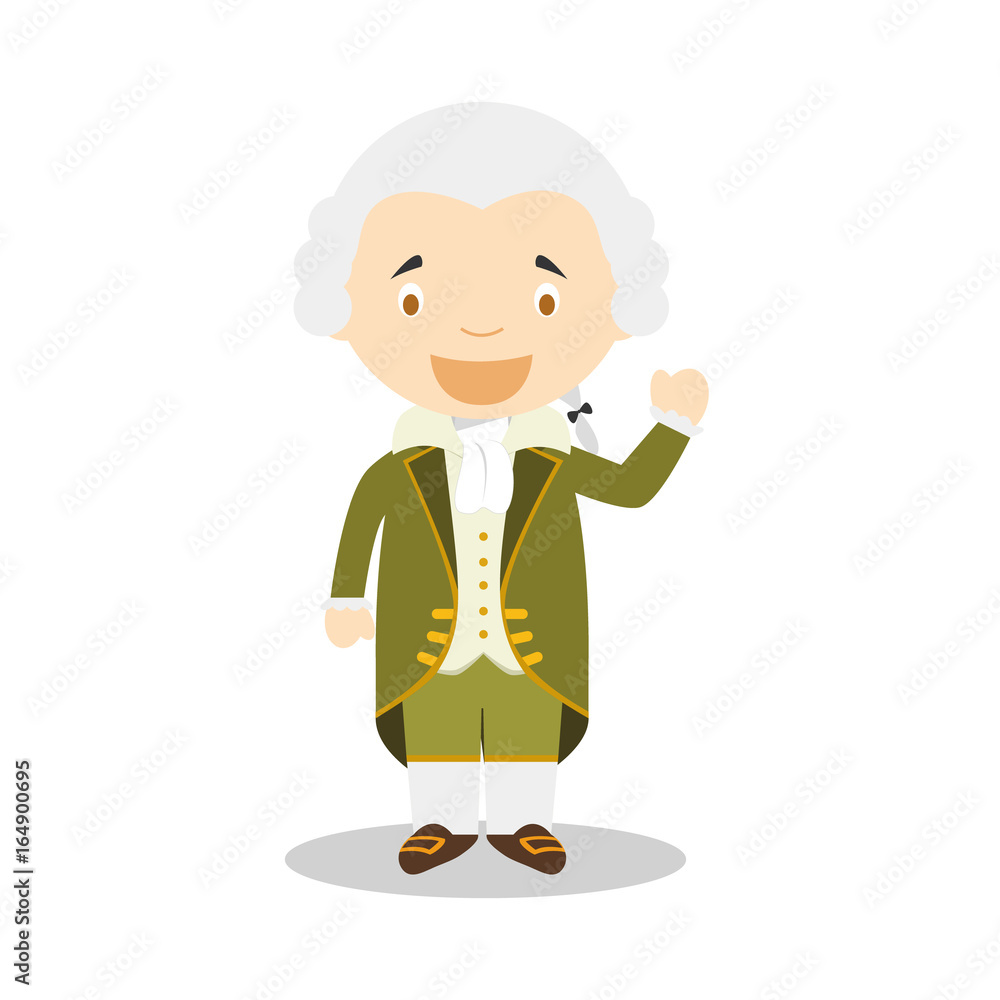 Immanuel Kant cartoon character. Vector Illustration. Kids History ... Immanuel Kant cartoon character. Vector Illustration. Kids History ...