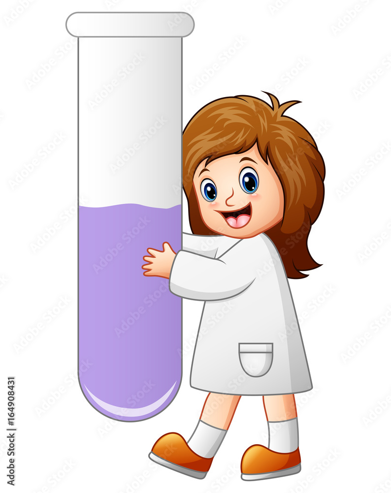 Cartoon Test Tube