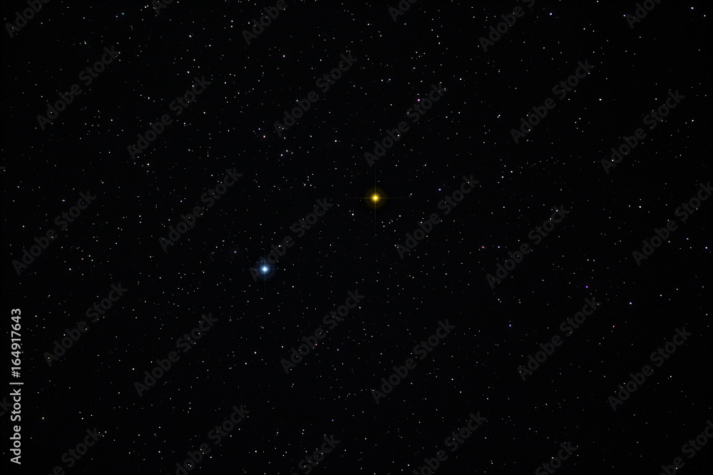 Foto de Pollux and Caster stars of Gemini constellations. Gemini is one ...