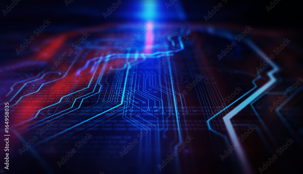Technology background/Abstract technology background made of different ...