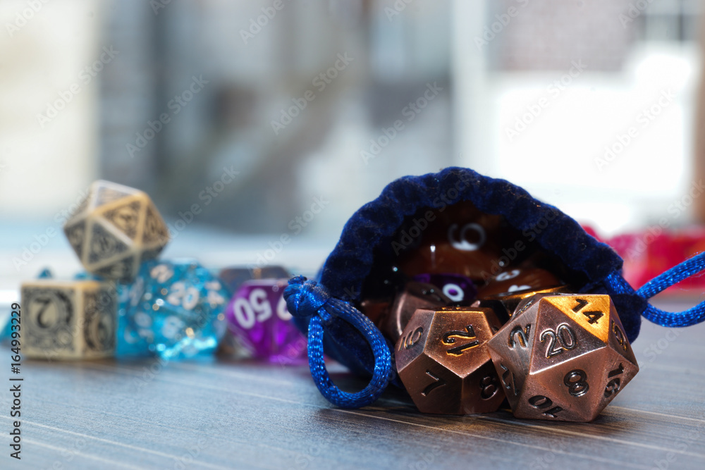 Polyhedral Dice Drawing