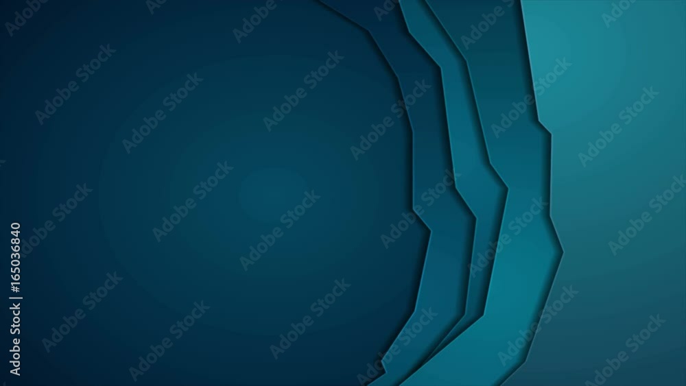 Vidéo Stock Abstract dark blue corporate material motion background. Video animation Ultra HD 4K ...