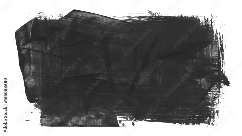 Grunge brush stroke. Abstract hand - painted element. Underline and ...