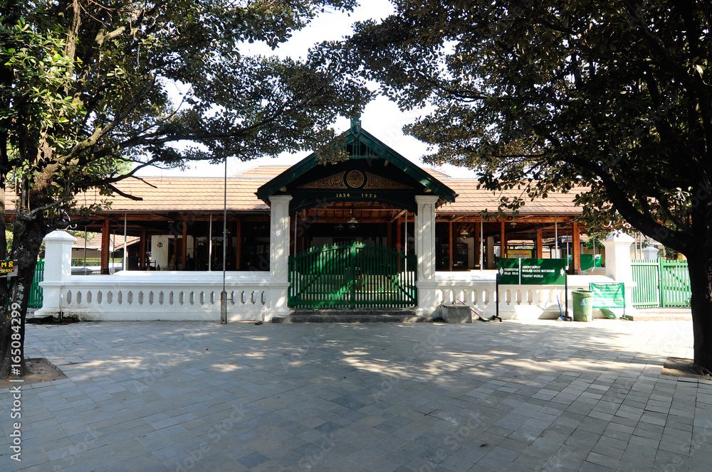 JOGJAKARTA, INDONESIA -JUNE 12, 2014: Old Masjid Besar Mataram Kotagede ...
