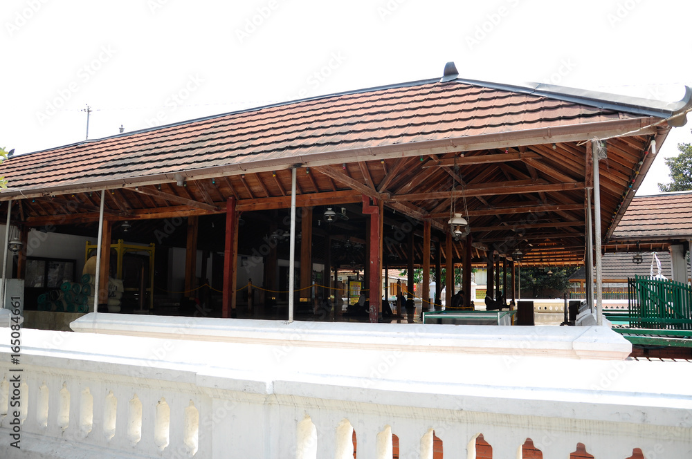 JOGJAKARTA, INDONESIA -JUNE 12, 2014: Old Masjid Besar Mataram Kotagede ...