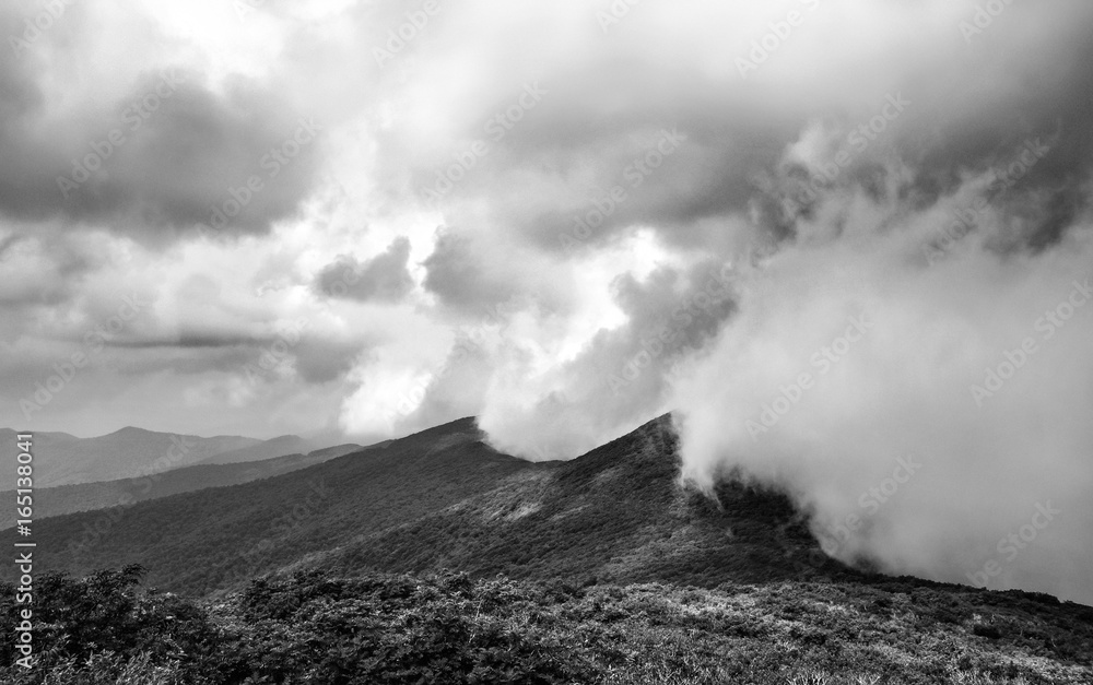 Extreme weather photo of storm clouds from a massive thunderstorm ...