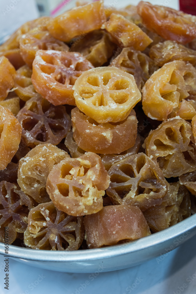 Candy bael, Thailand Processing Made sweet herb that is known for drug ...
