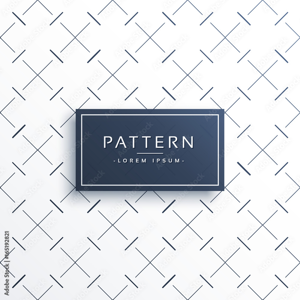 Diagonal Crossing Line Pattern