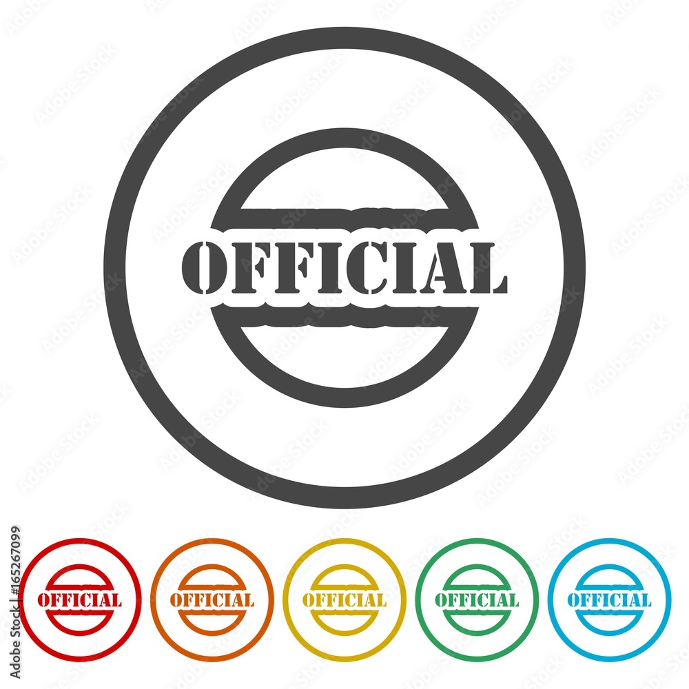 Official stamp, sign, logo Stock Vector | Adobe Stock