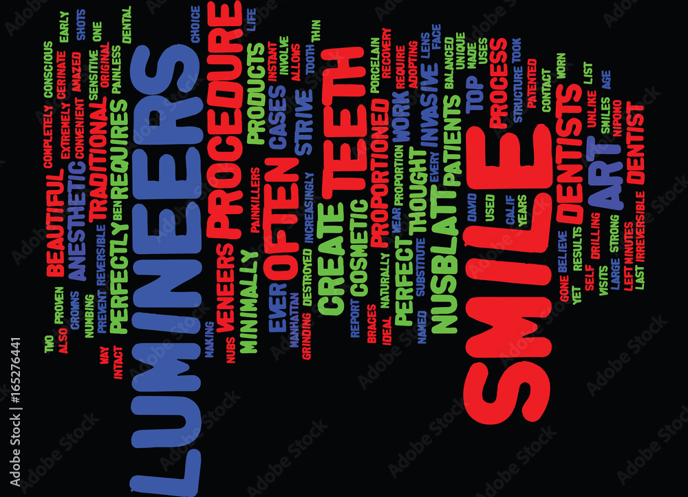 THE ART OF THE SMILE Text Background Word Cloud Concept Stock Vector ...