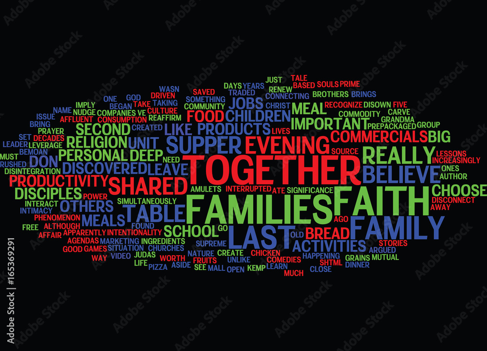 THE LAST SUPPER Text Background Word Cloud Concept Stock Vector | Adobe ...