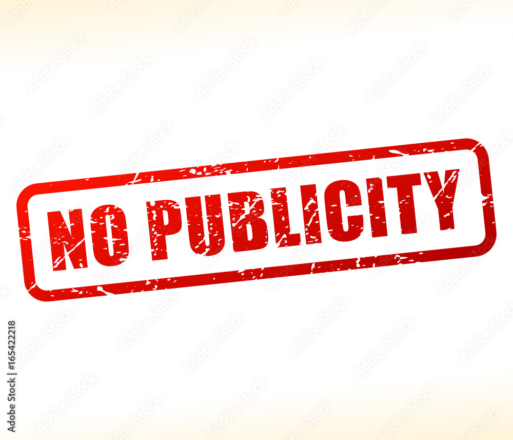 no publicity text buffered on white background Stock Vector | Adobe Stock