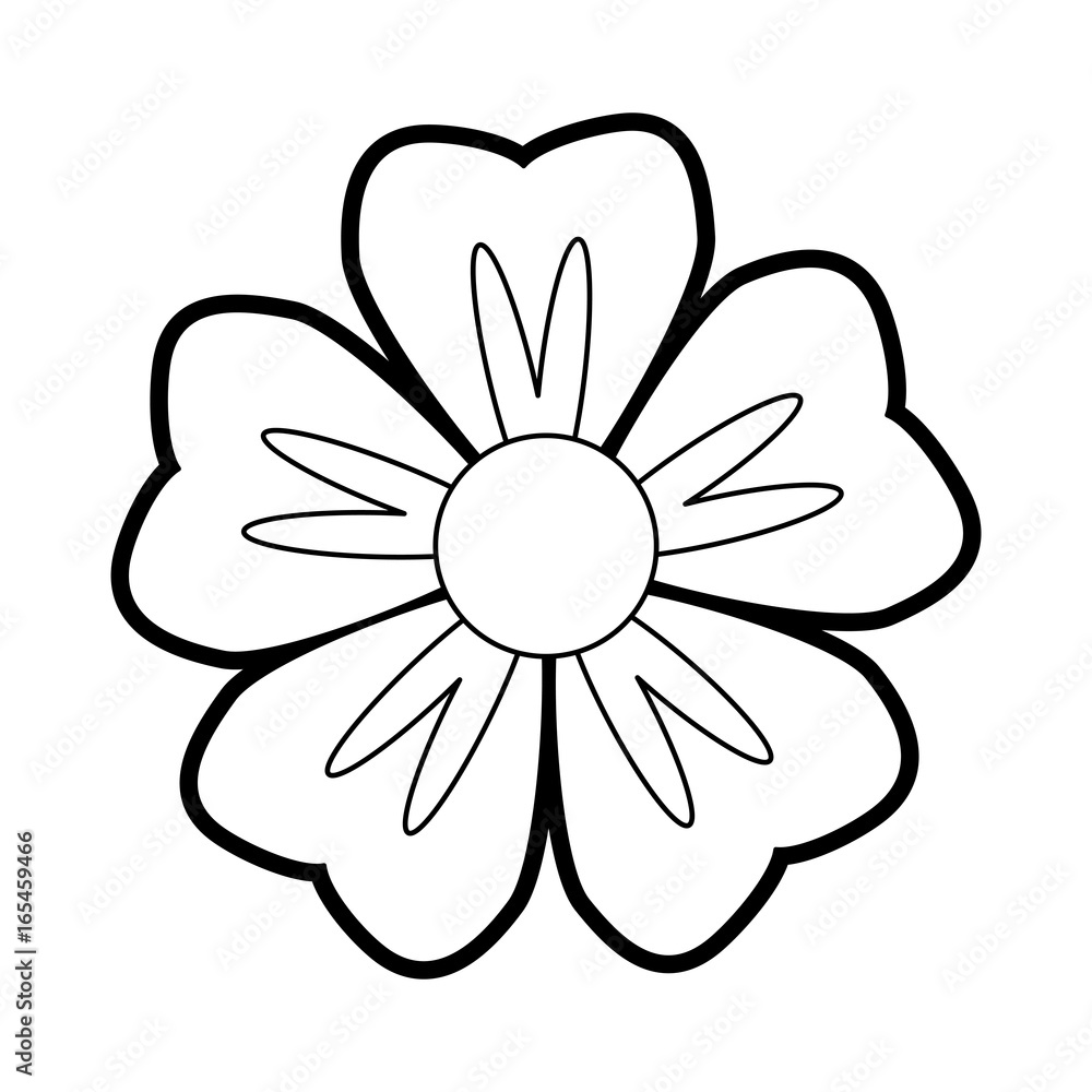 Single Flower Drawing