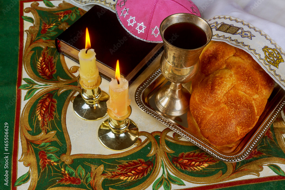 Shabbat Shalom Traditional Jewish Sabbath ritual Stock Photo | Adobe Stock