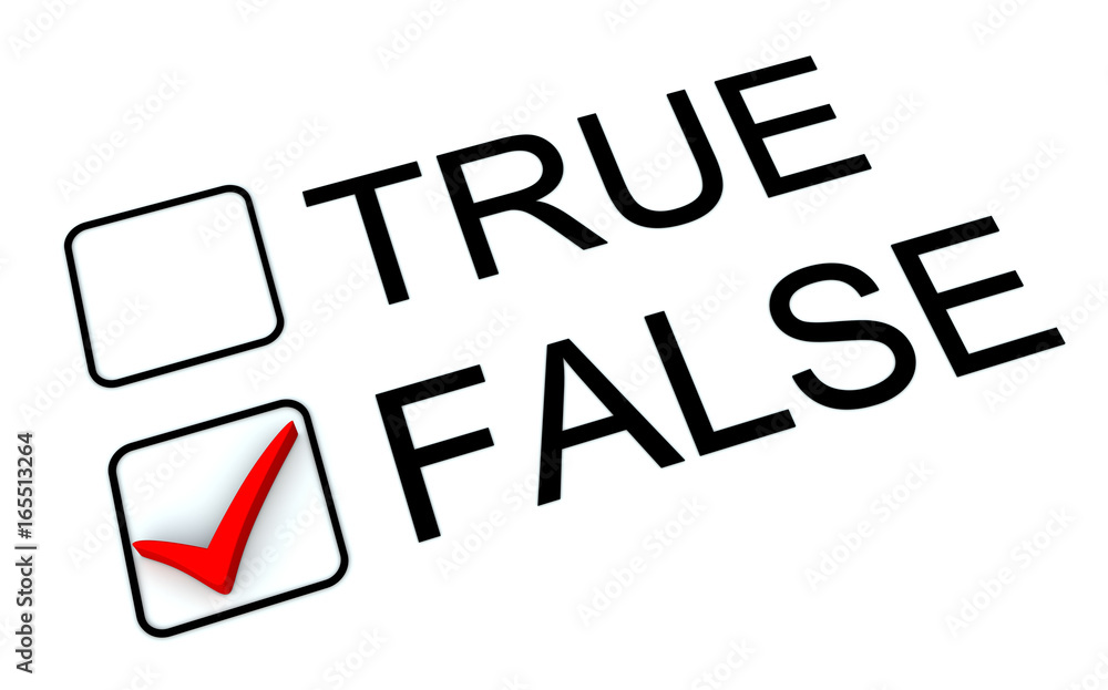 False Check List Tick Stock Illustration | Adobe Stock