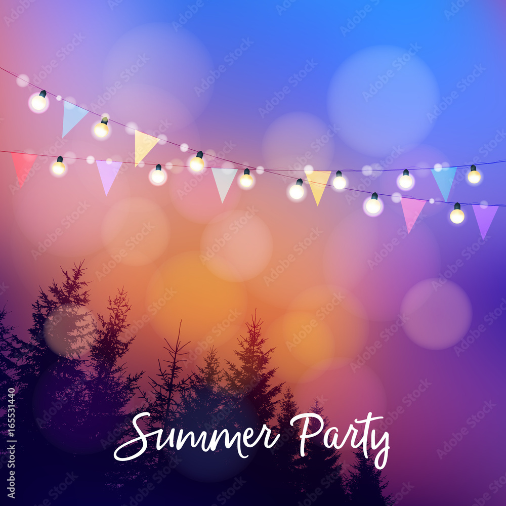 Birthday outdoor summer party or Brazilian june party, Festa junina ...